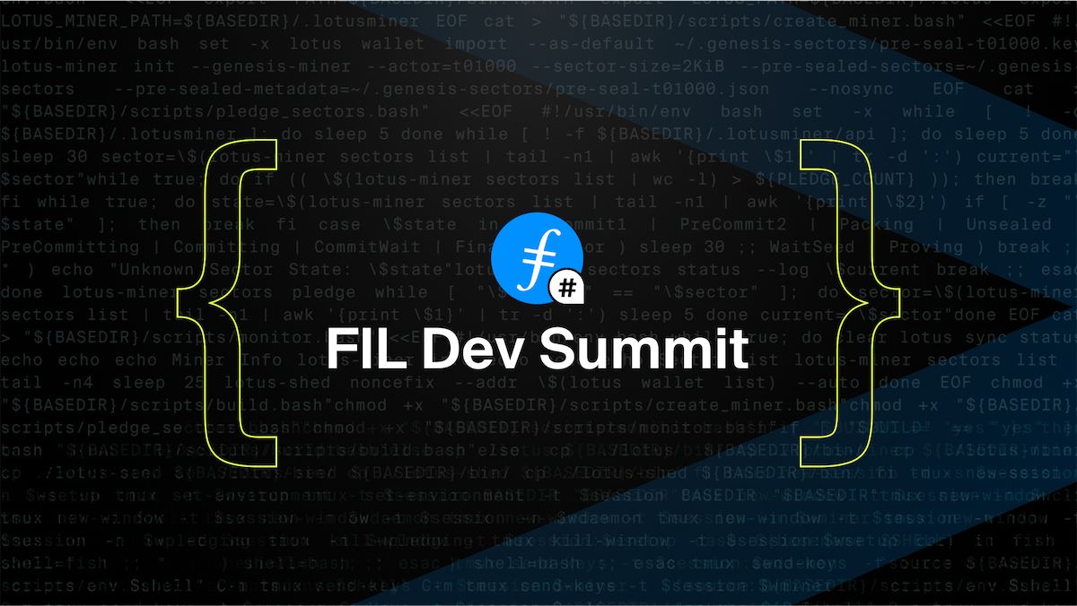 Empowering a Decentralized Future: Join Us at the FIL Dev Summit 2023!